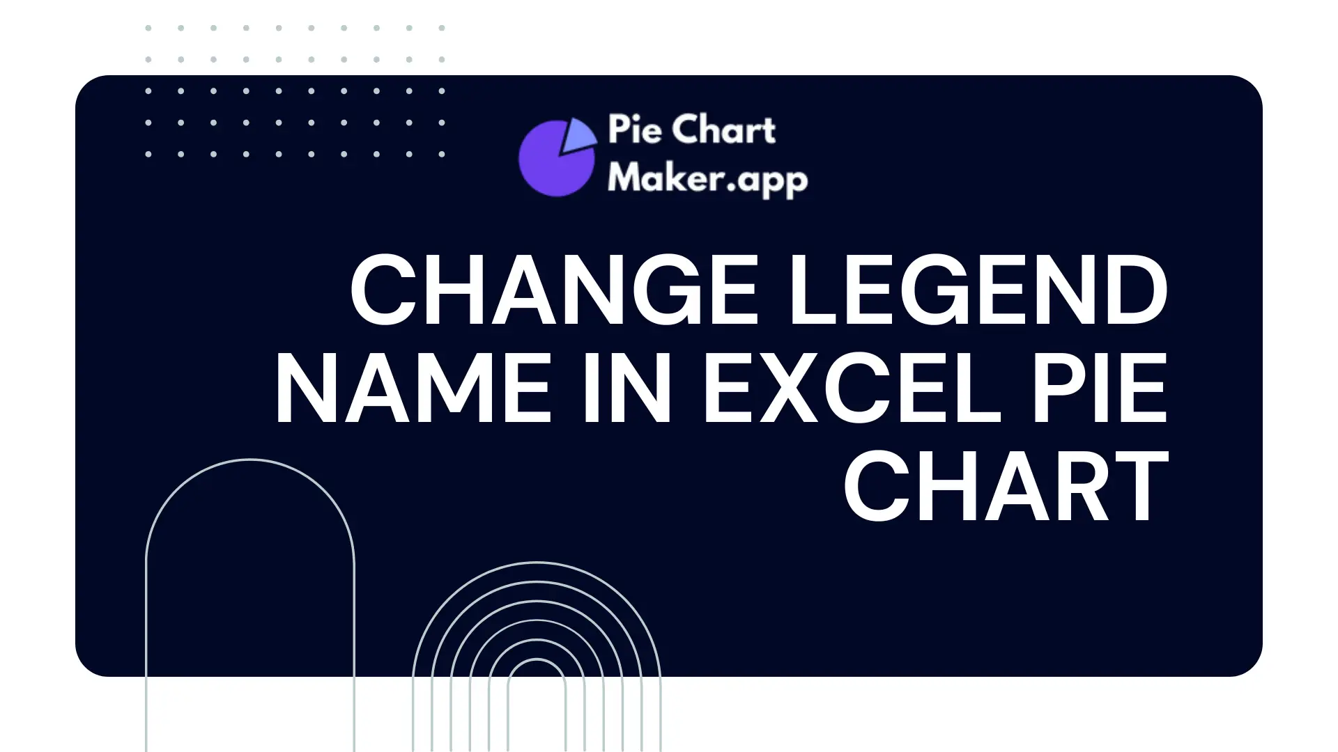 How To Change Legend Name In Excel Pie Chart - PieChartMaker.app
